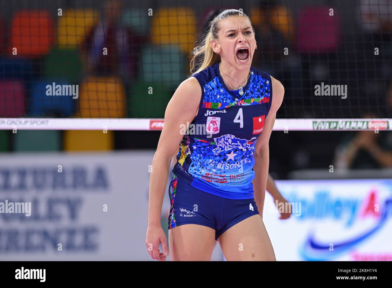 Britt Herbots (Il Bisonte Firenze) celebrates during the Volleyball ...