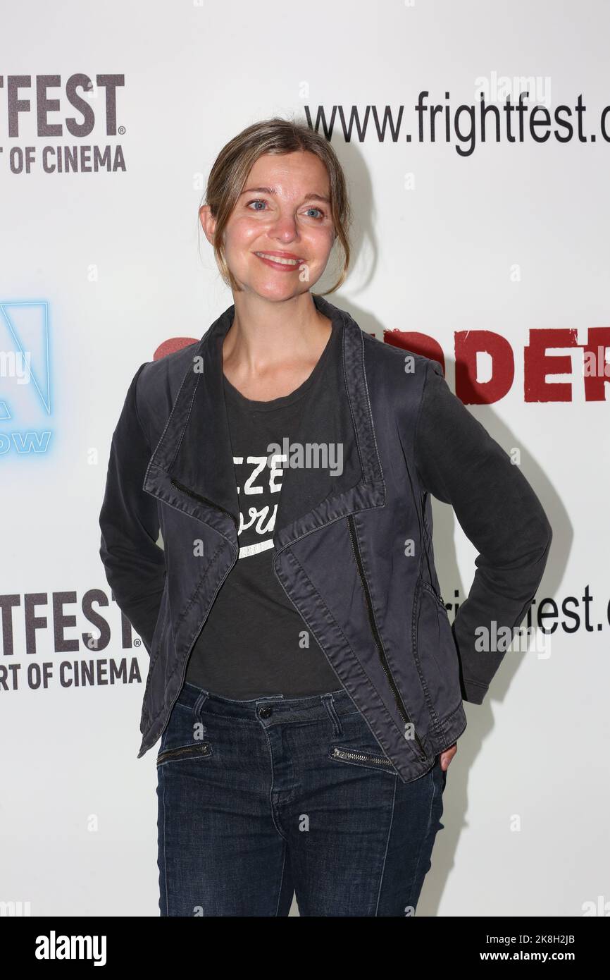 Laura Heisler (EVIL) attends 'The Harbinger' film premiere at Arrow ...