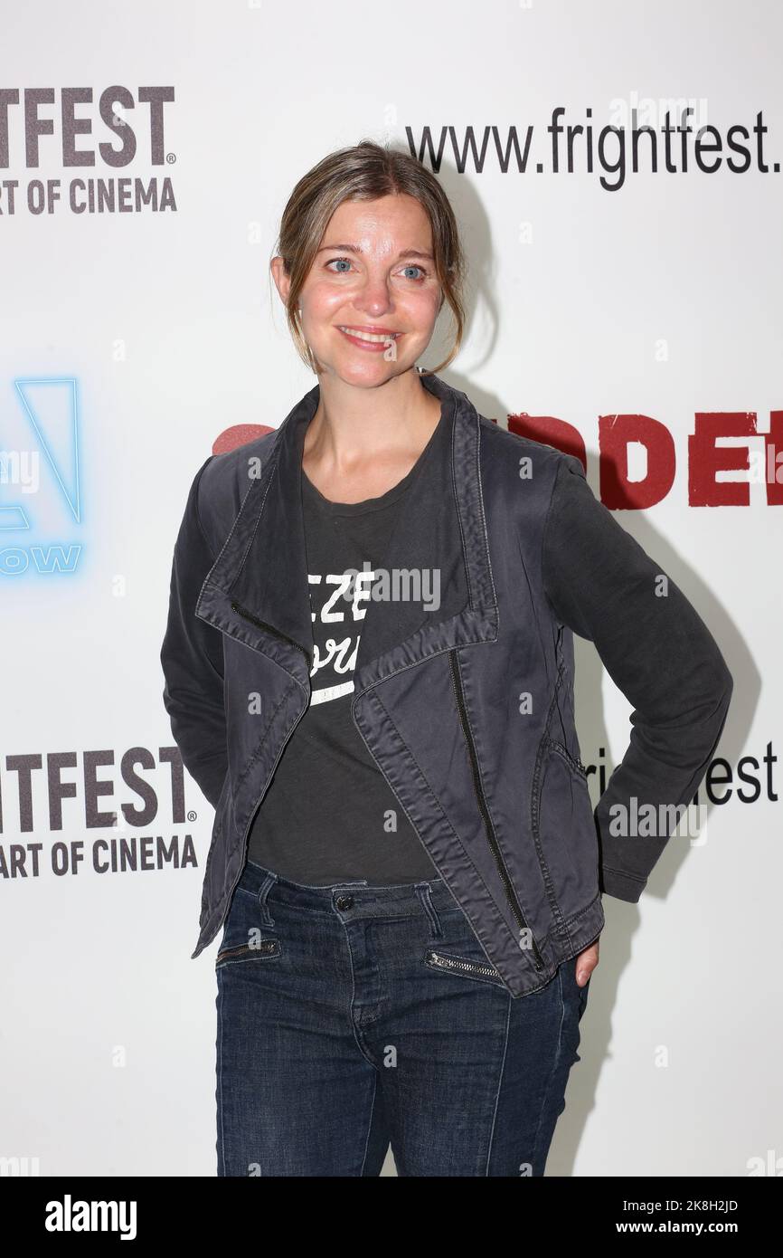 Laura Heisler (EVIL) attends 'The Harbinger' film premiere at Arrow ...