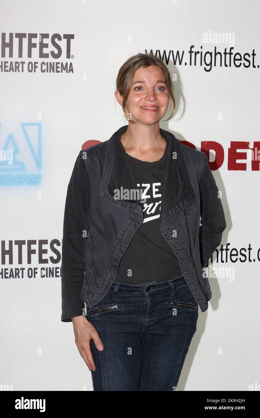 Laura Heisler (EVIL) attends 'The Harbinger' film premiere at Arrow ...