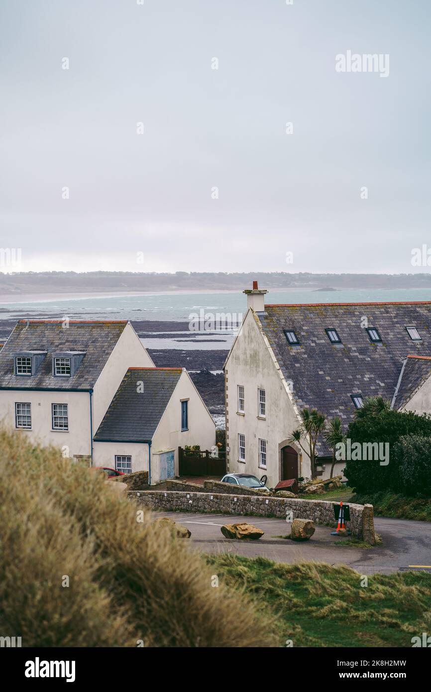 Beautiful house on the coast of Jersey Island in UK, Channel Islands ...