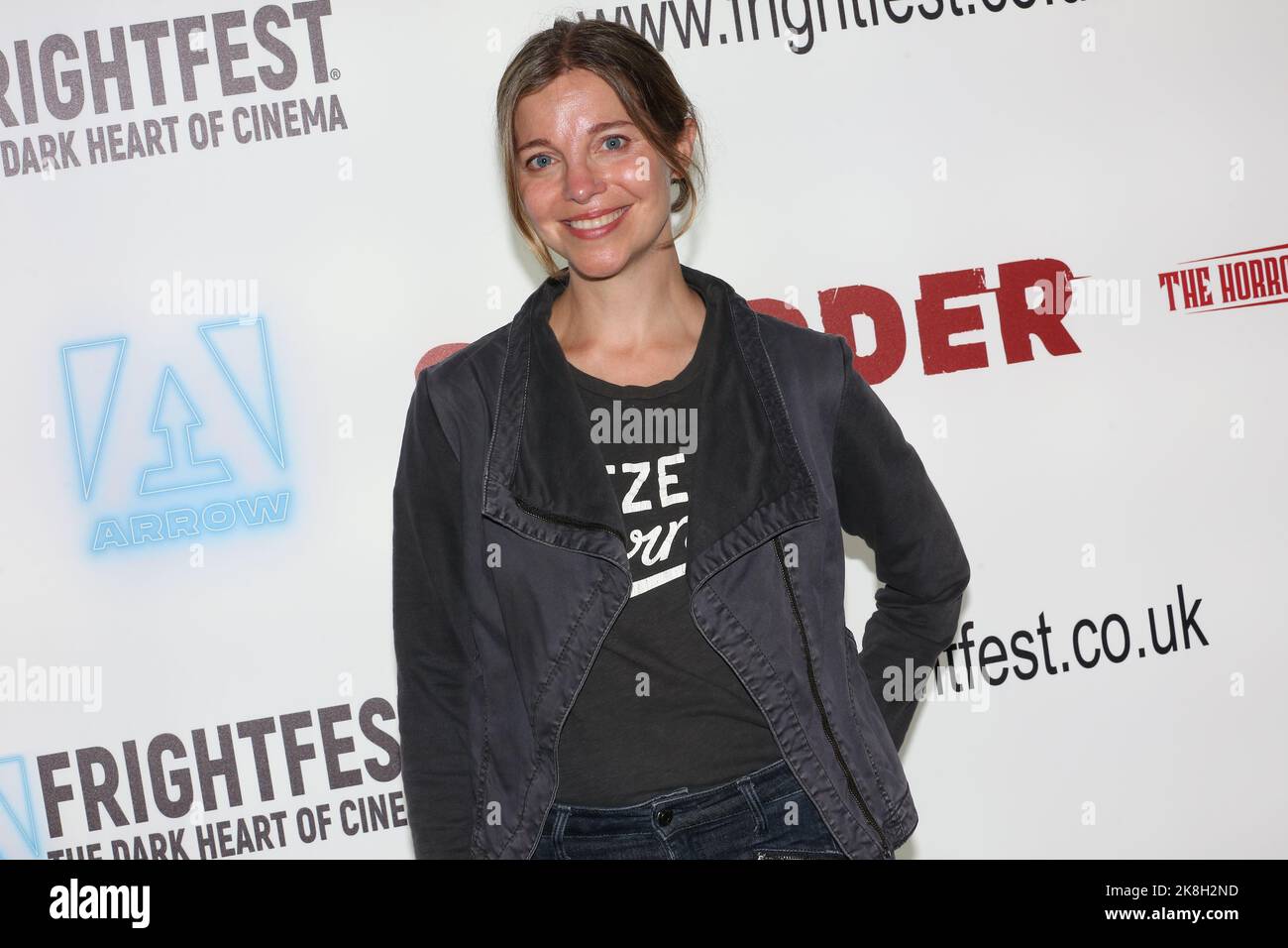 Laura Heisler (EVIL) attends 'The Harbinger' film premiere at Arrow ...