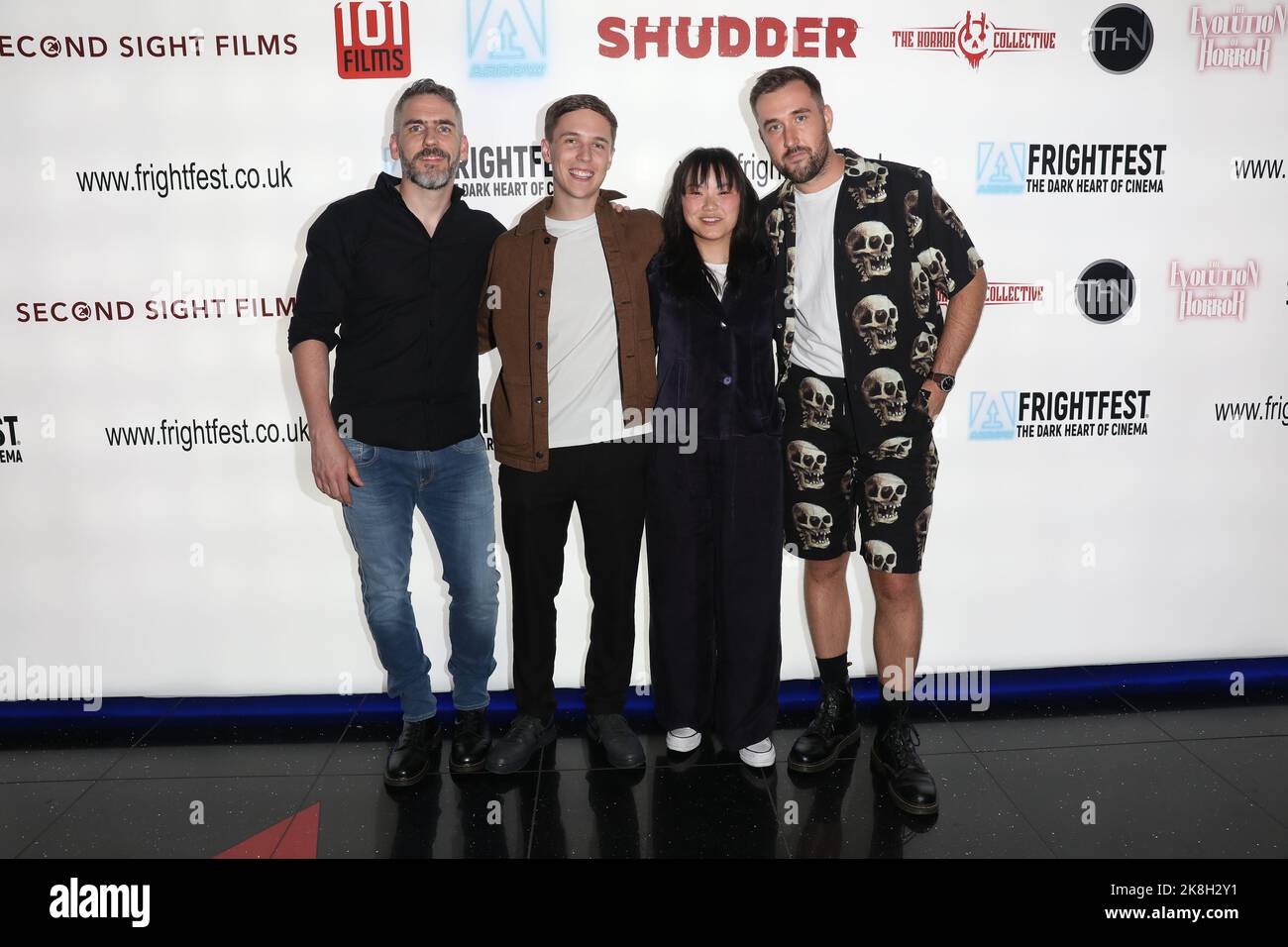 Chris Baugh, Oscar Kennedy, Thaddea Graham and Ryan J. Brown attend ...