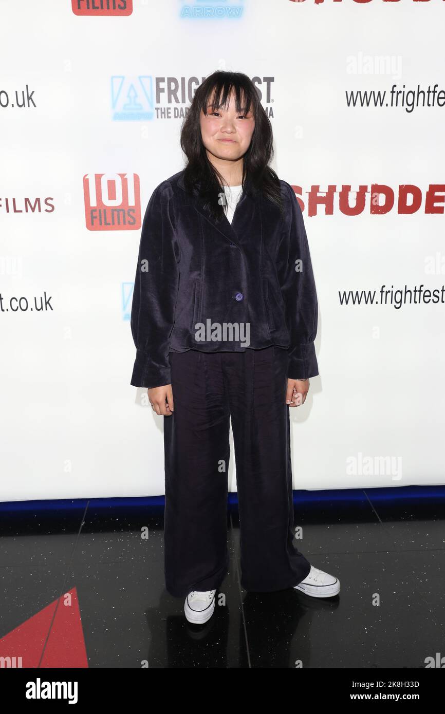 Thaddea Graham attends 'WRECK' film premiere at Arrow FrightFest held ...