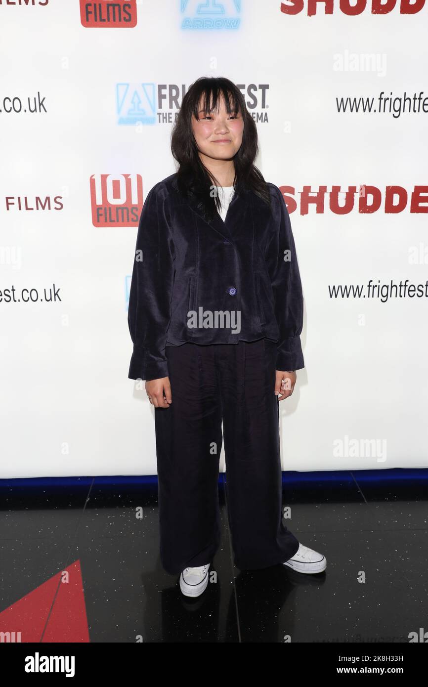 Thaddea Graham attends 'WRECK' film premiere at Arrow FrightFest held ...