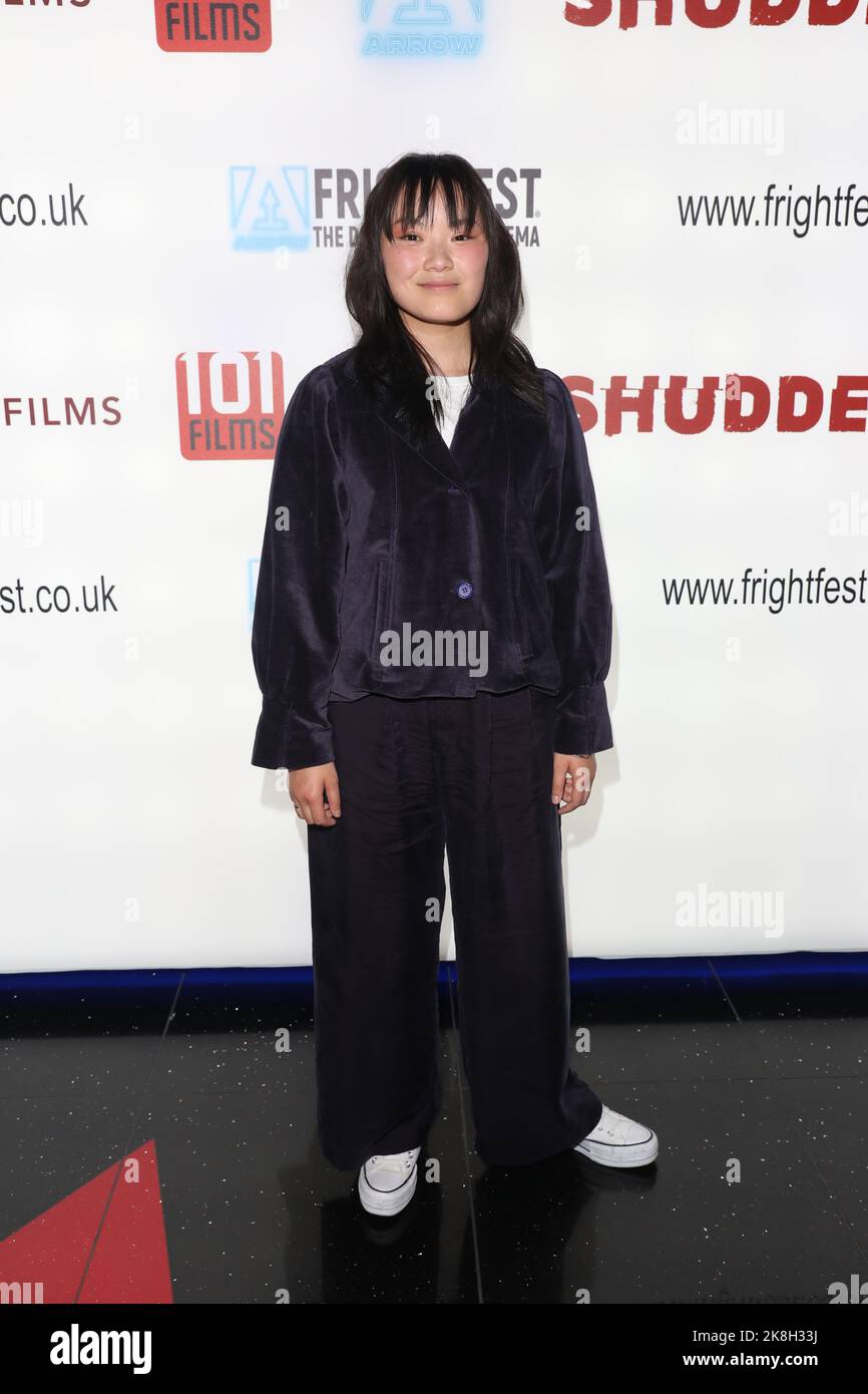 Thaddea Graham attends 'WRECK' film premiere at Arrow FrightFest held ...