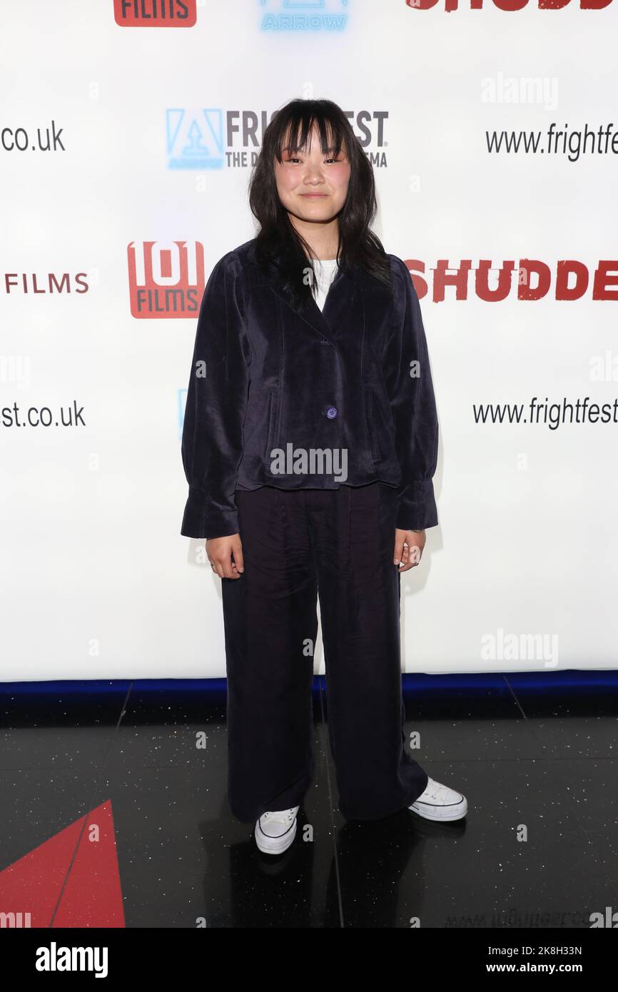 Thaddea Graham attends 'WRECK' film premiere at Arrow FrightFest held ...