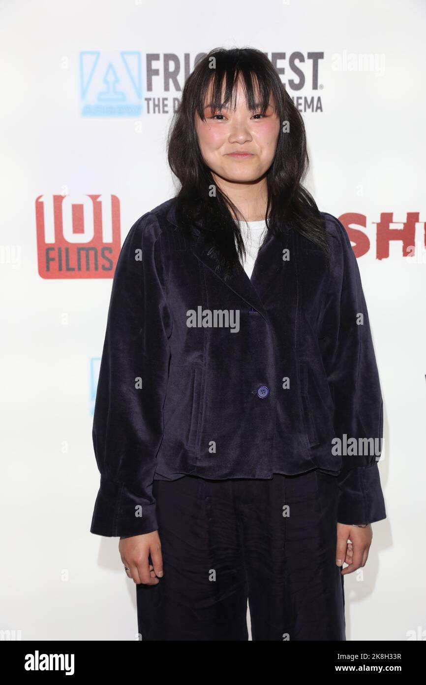 Thaddea Graham attends 'WRECK' film premiere at Arrow FrightFest held ...