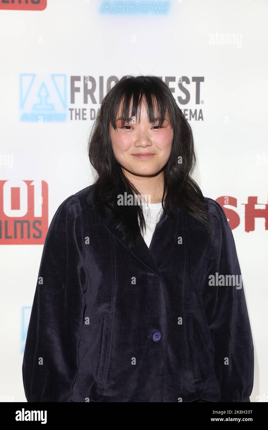 Thaddea Graham attends 'WRECK' film premiere at Arrow FrightFest held ...