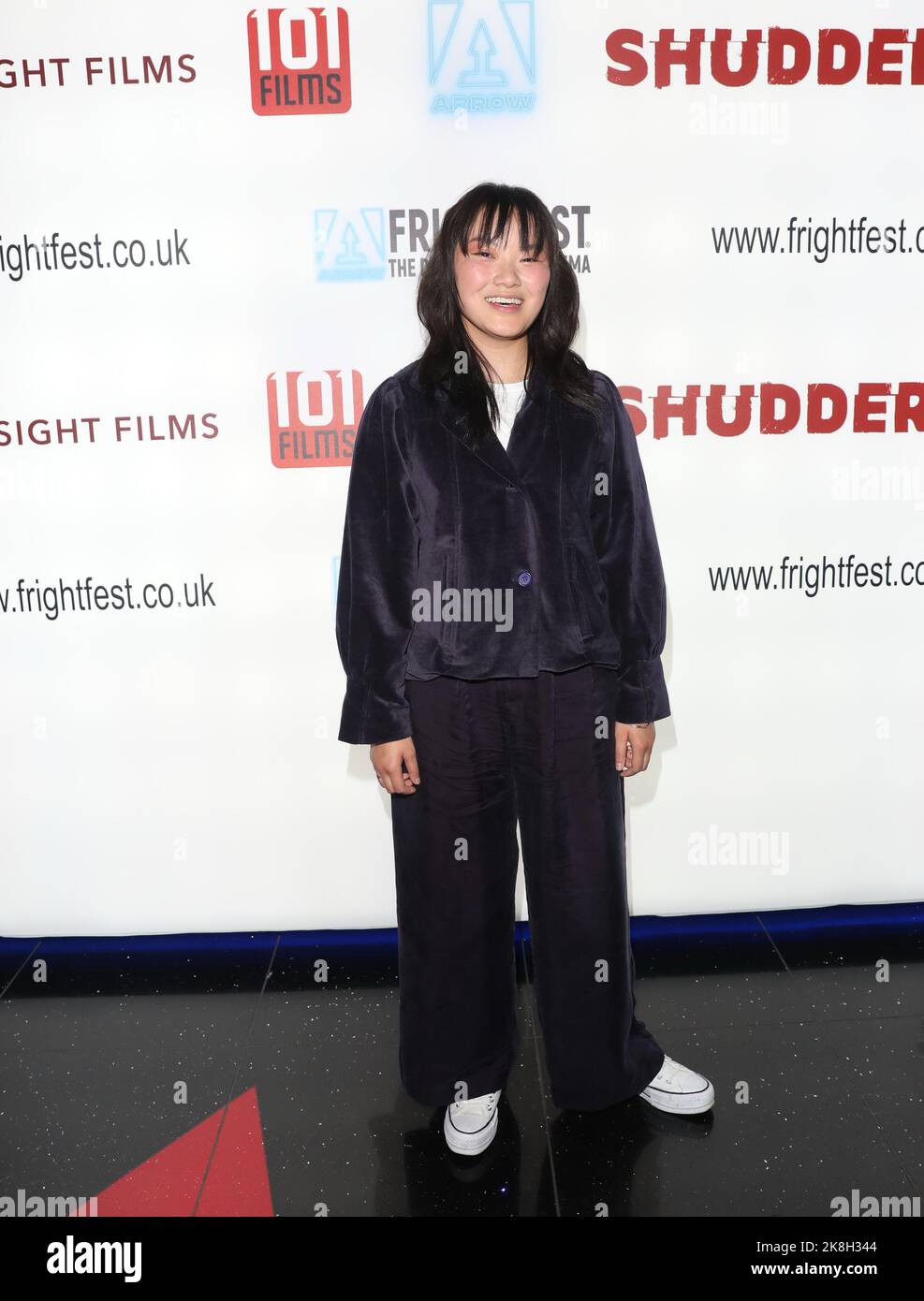 Thaddea Graham attends 'WRECK' film premiere at Arrow FrightFest held ...