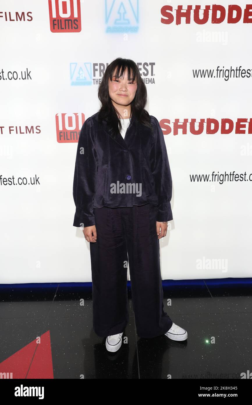 Thaddea Graham attends 'WRECK' film premiere at Arrow FrightFest held ...