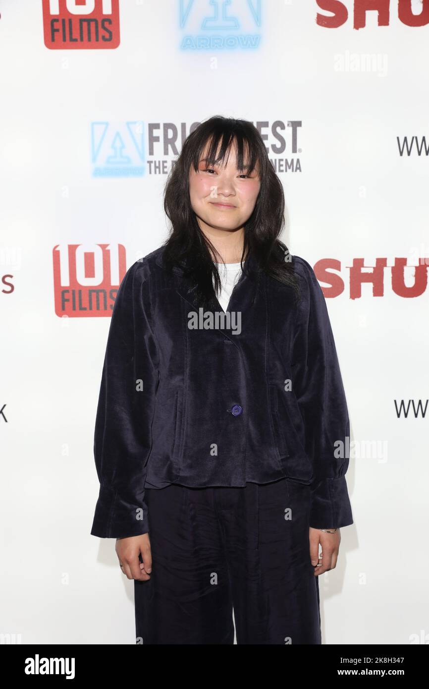 Thaddea Graham attends 'WRECK' film premiere at Arrow FrightFest held ...