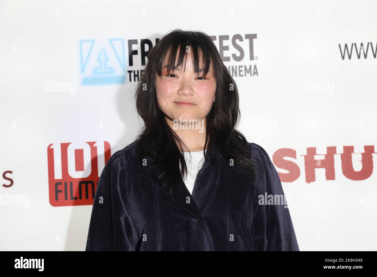 Thaddea Graham attends 'WRECK' film premiere at Arrow FrightFest held ...