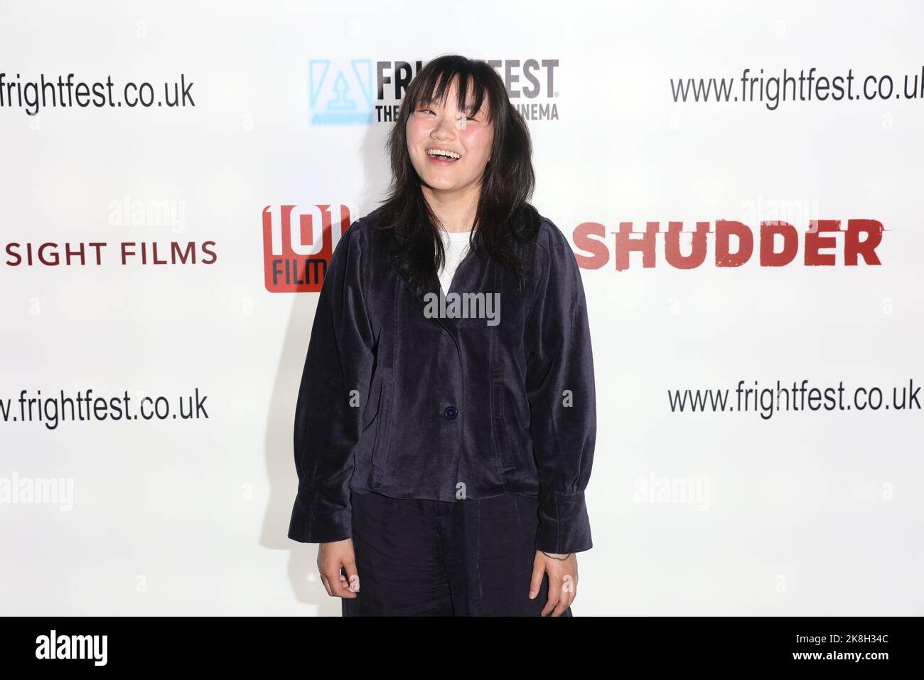 Thaddea Graham attends 'WRECK' film premiere at Arrow FrightFest held ...