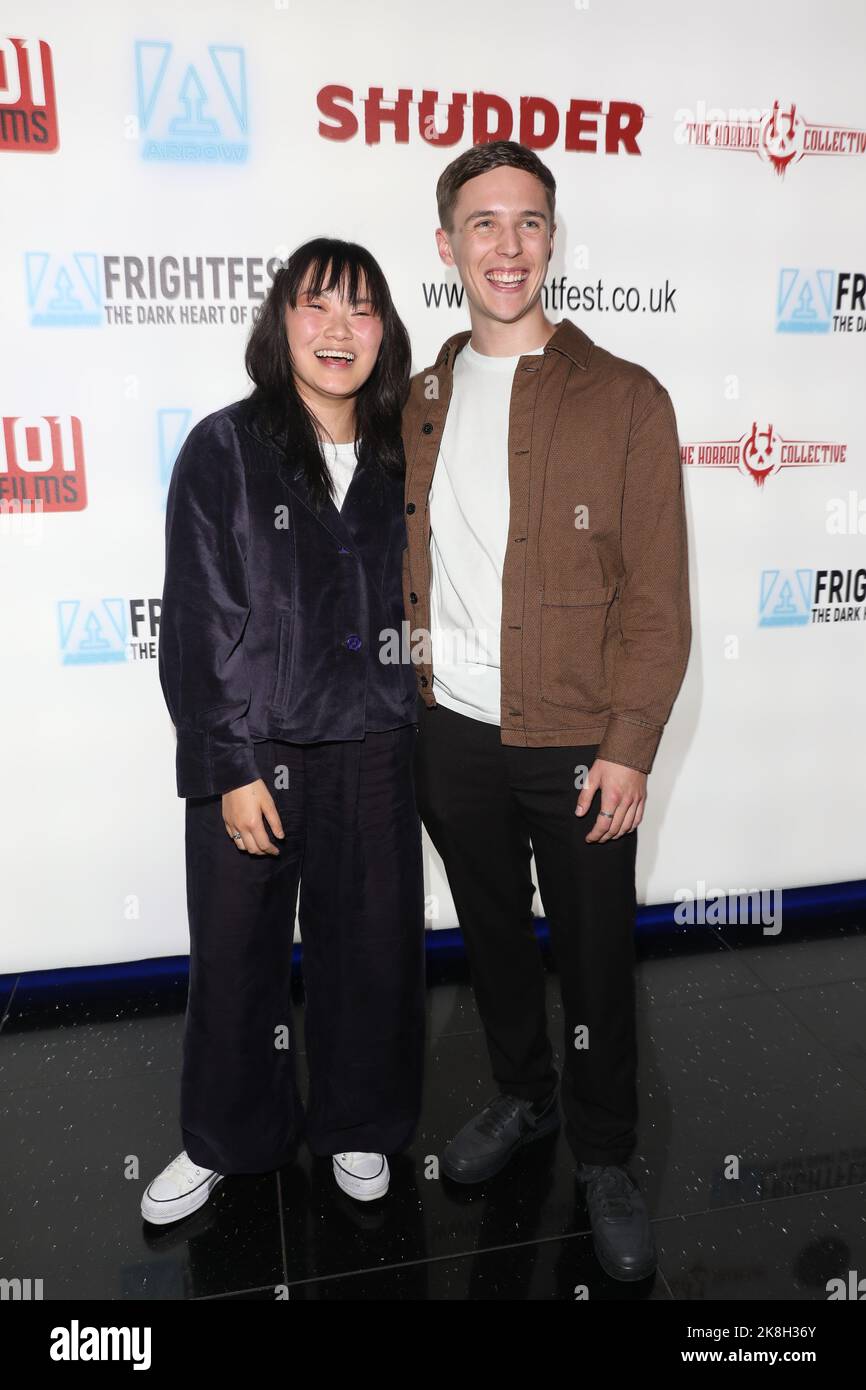 Thaddea Graham and Oscar Kennedy attends 'WRECK' film premiere at Arrow ...