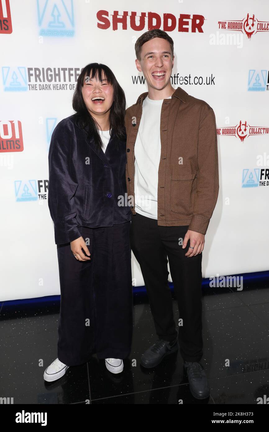 Thaddea Graham and Oscar Kennedy attends 'WRECK' film premiere at Arrow ...