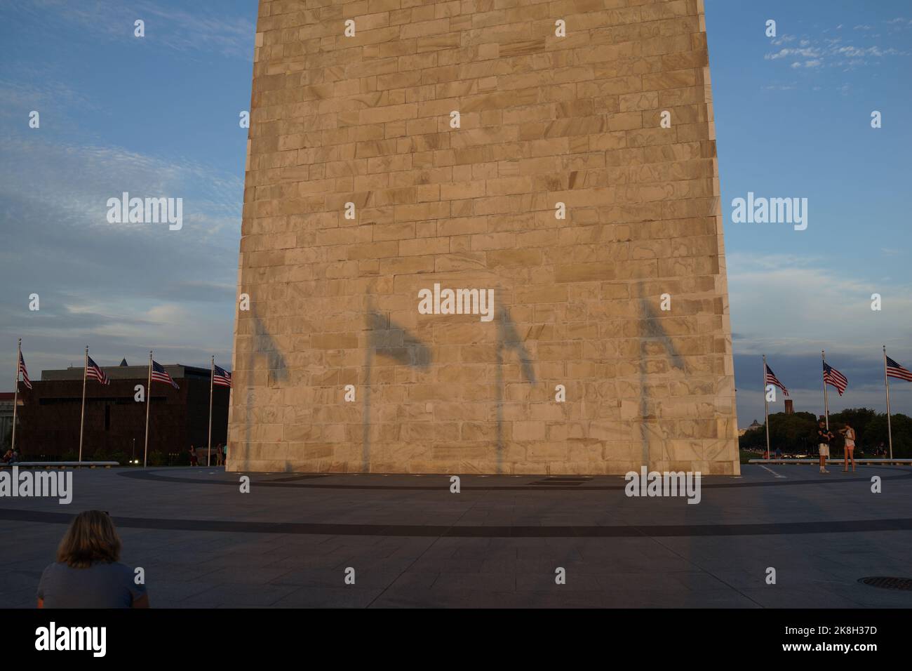 The Washington Monument is an obelisk shaped building within the ...