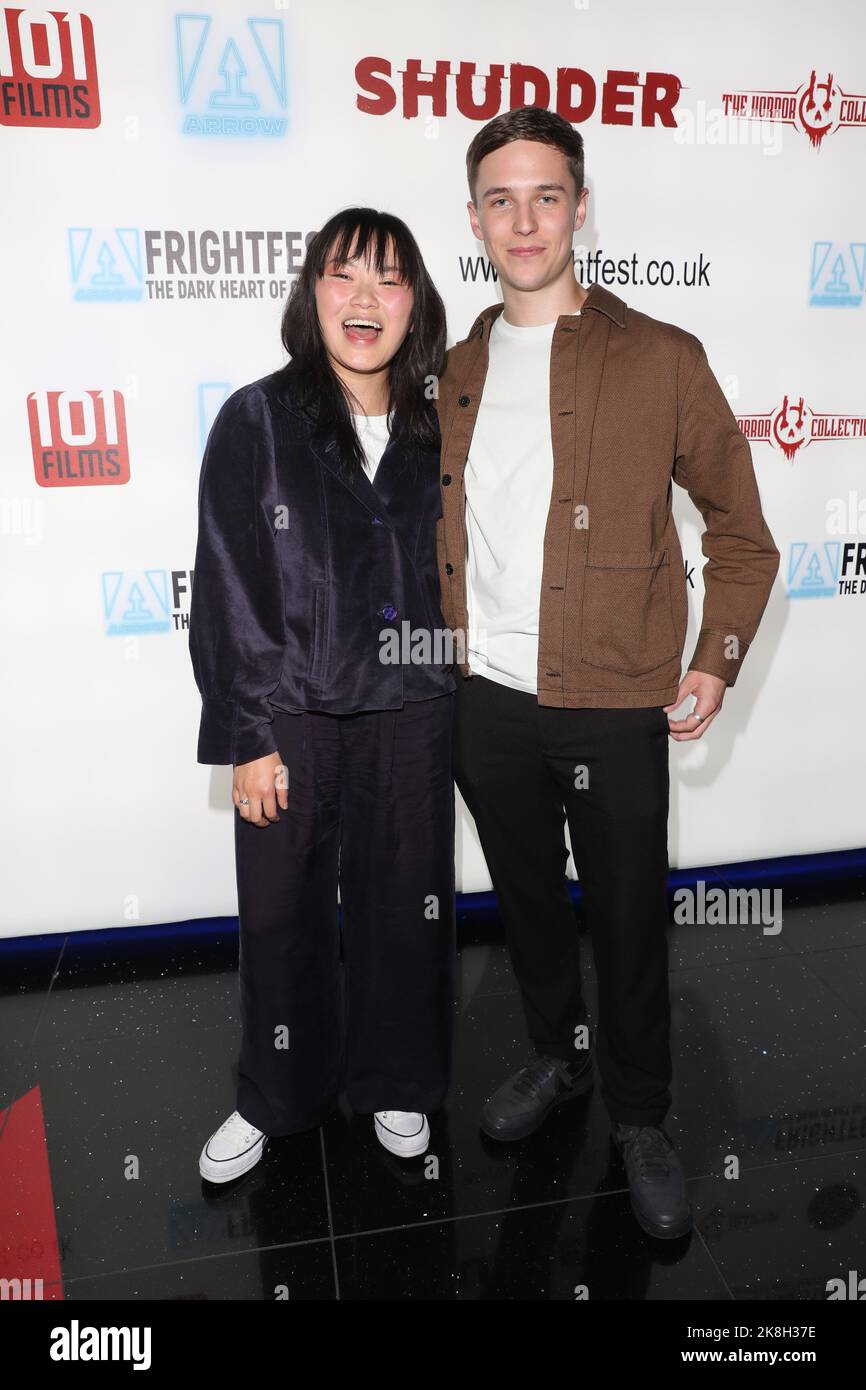 Thaddea Graham and Oscar Kennedy attends 'WRECK' film premiere at Arrow ...