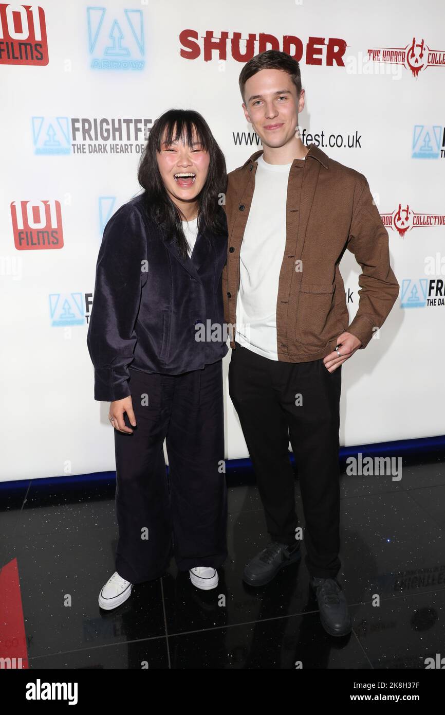 Thaddea Graham and Oscar Kennedy attends 'WRECK' film premiere at Arrow ...