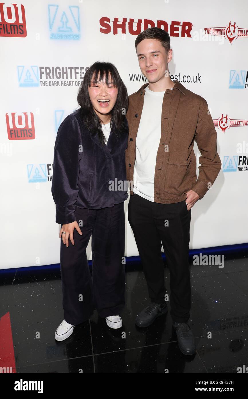 Thaddea Graham and Oscar Kennedy attends 'WRECK' film premiere at Arrow ...