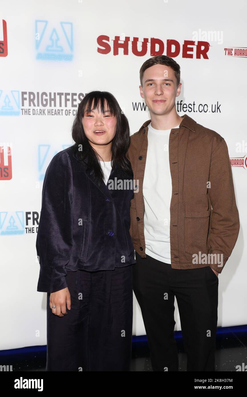 Thaddea Graham and Oscar Kennedy attends 'WRECK' film premiere at Arrow ...