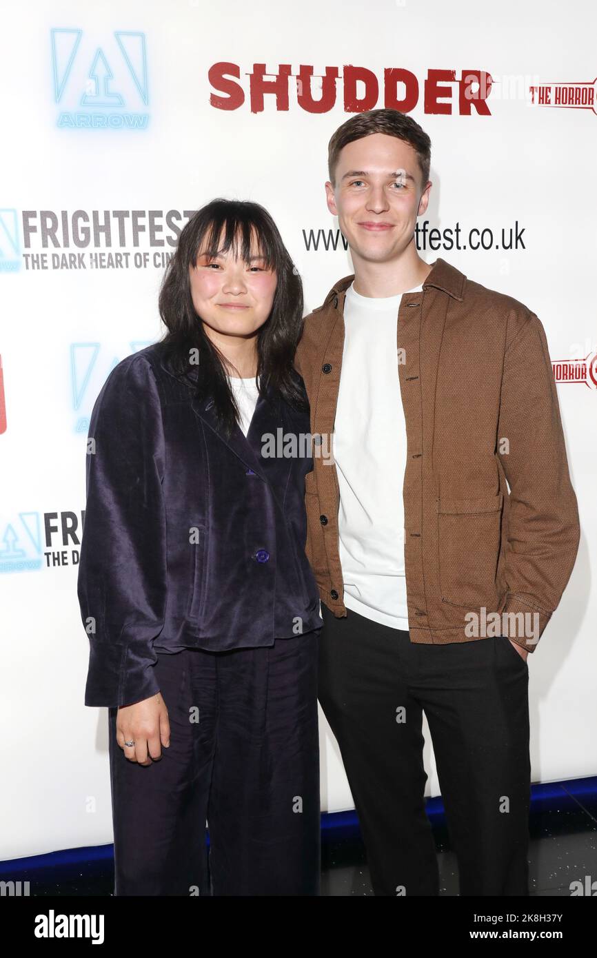 Thaddea Graham and Oscar Kennedy attends 'WRECK' film premiere at Arrow ...