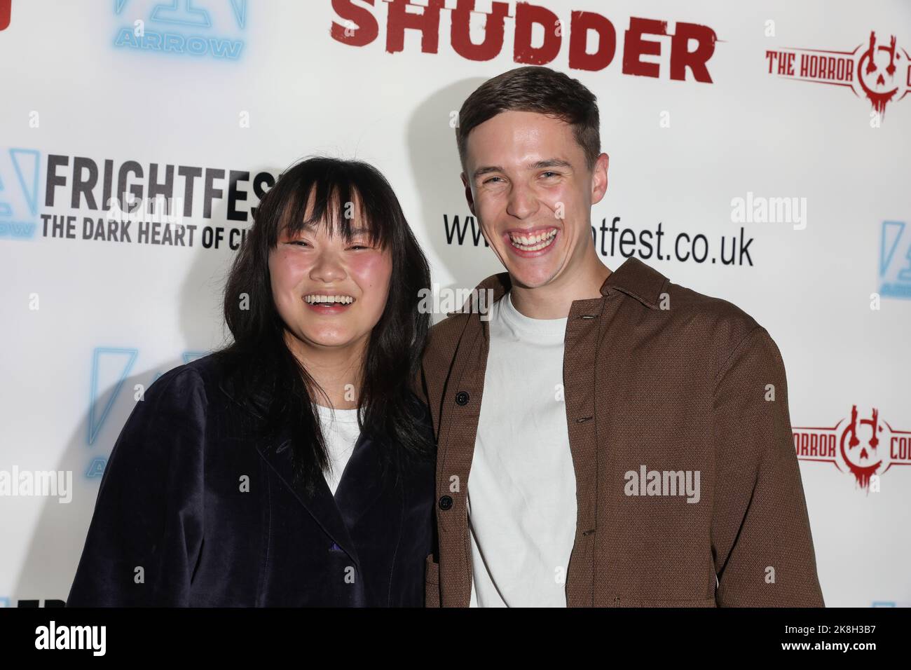 Thaddea Graham and Oscar Kennedy attends 'WRECK' film premiere at Arrow ...