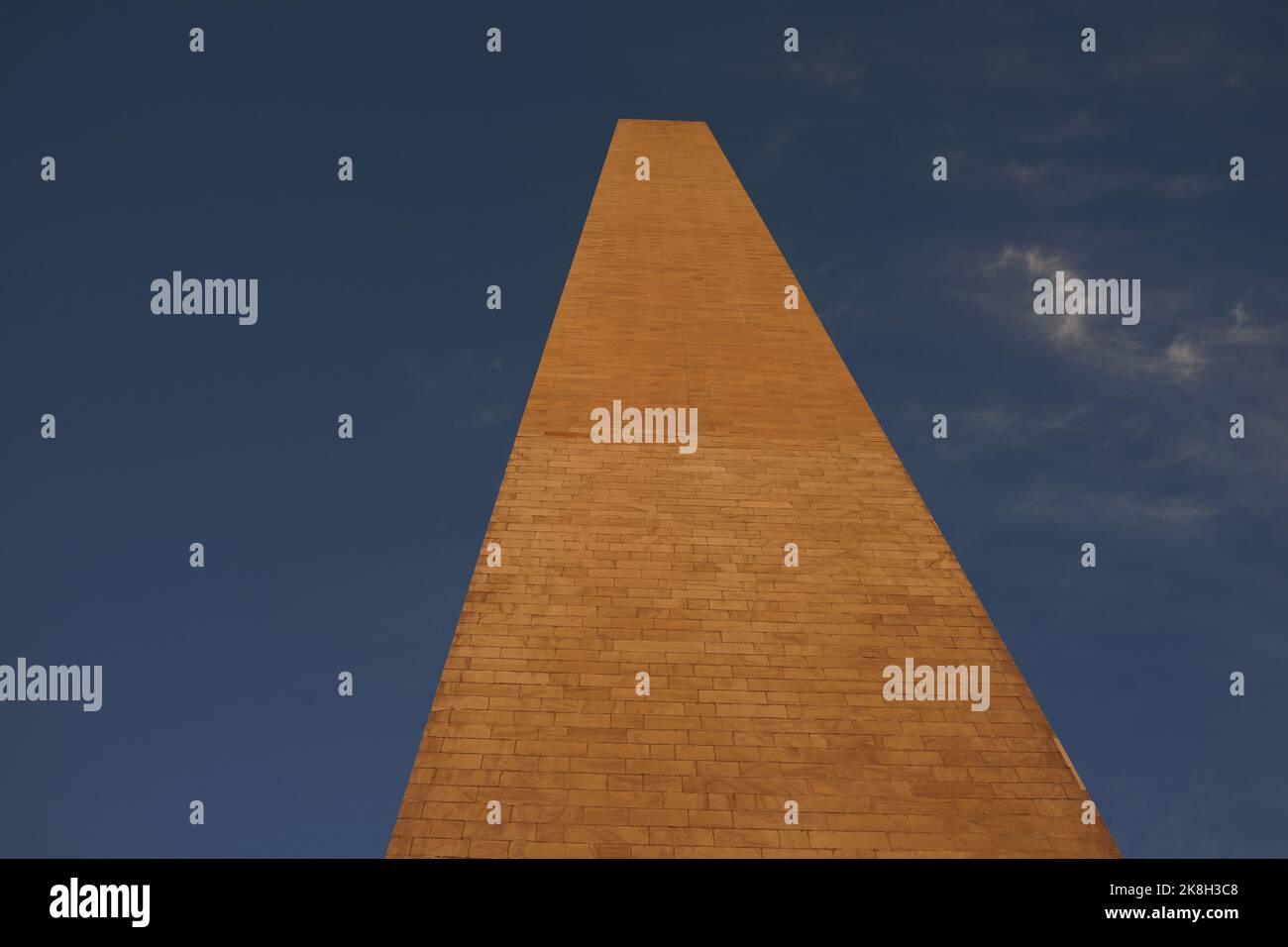 The Washington Monument is an obelisk shaped building within the ...