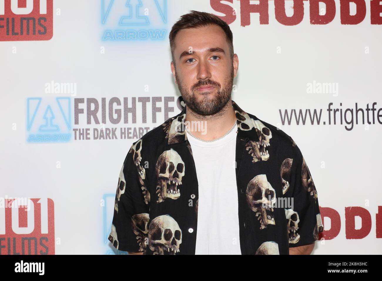 Ryan J. Brown attends 'WRECK' film premiere at Arrow FrightFest held at ...