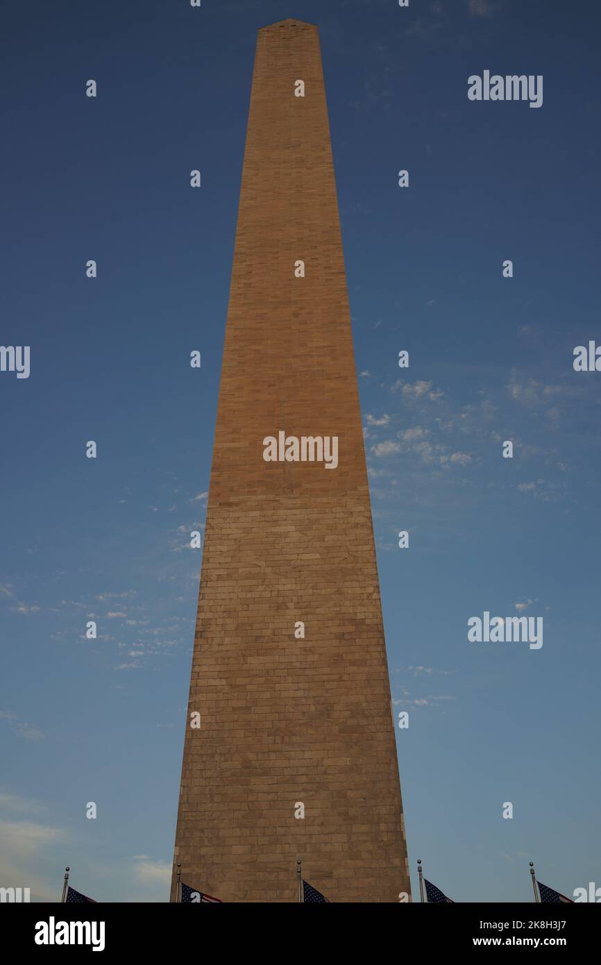 The Washington Monument is an obelisk shaped building within the ...