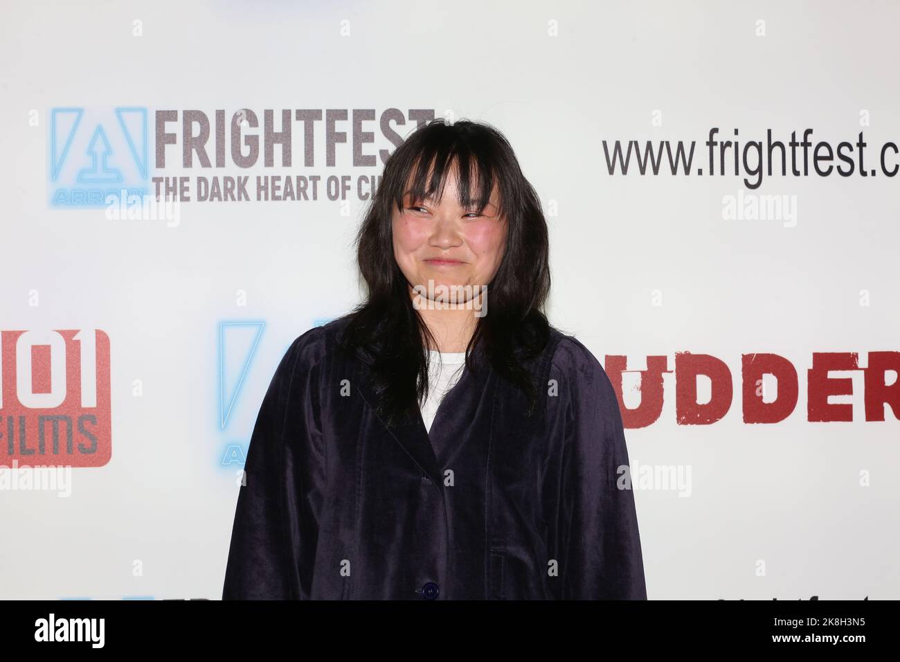 Thaddea Graham attends 'WRECK' film premiere at Arrow FrightFest held ...