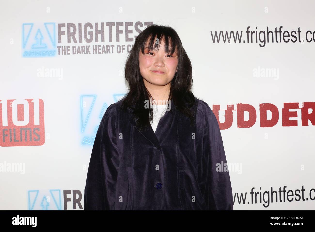 Thaddea Graham attends 'WRECK' film premiere at Arrow FrightFest held ...