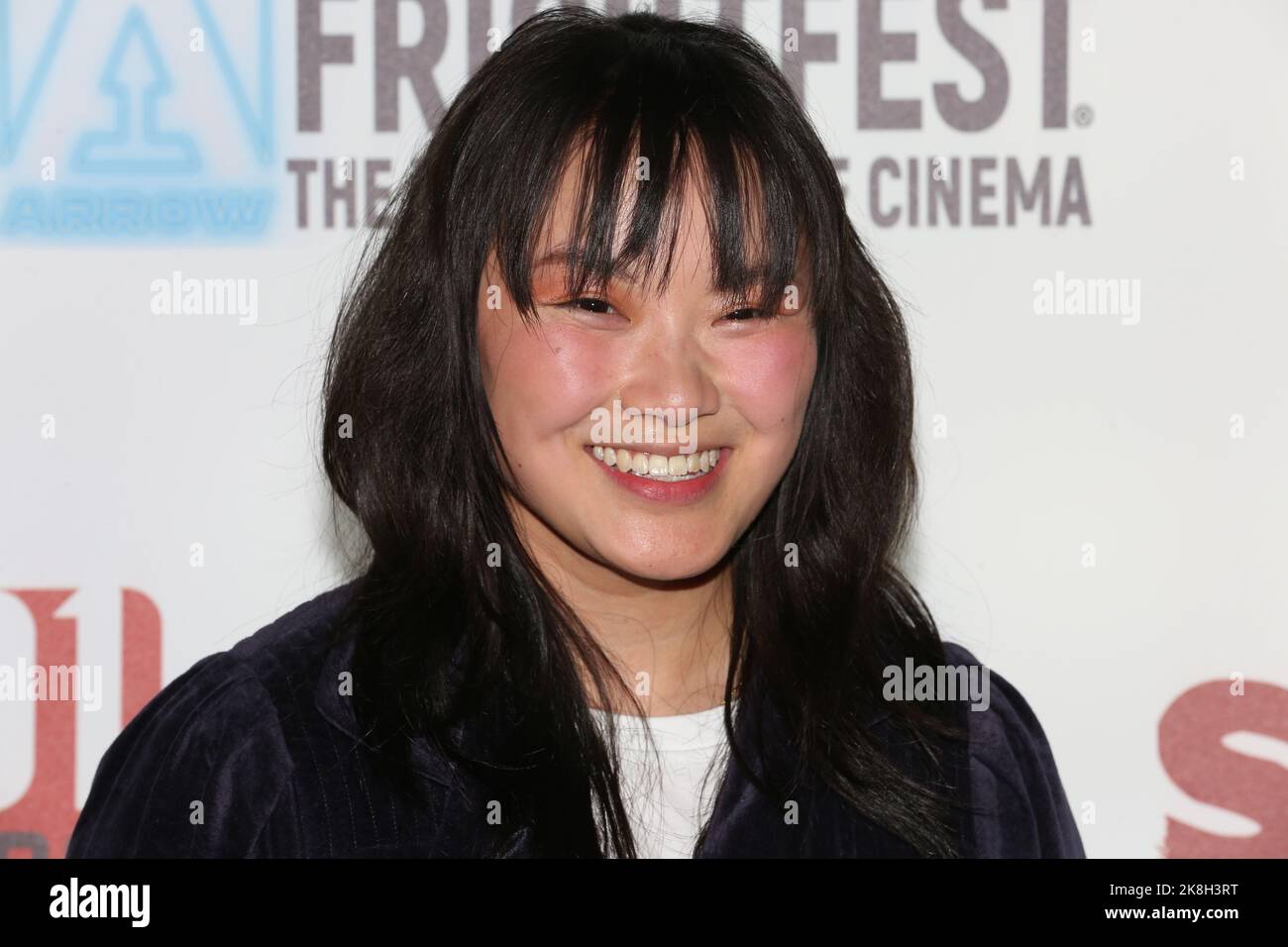 Thaddea Graham attends 'WRECK' film premiere at Arrow FrightFest held ...