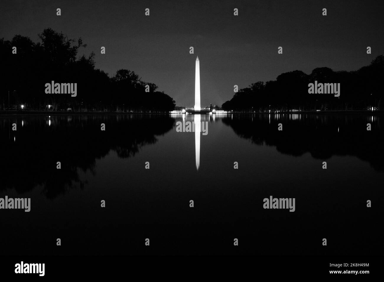 The Washington Monument is an obelisk shaped building within the ...