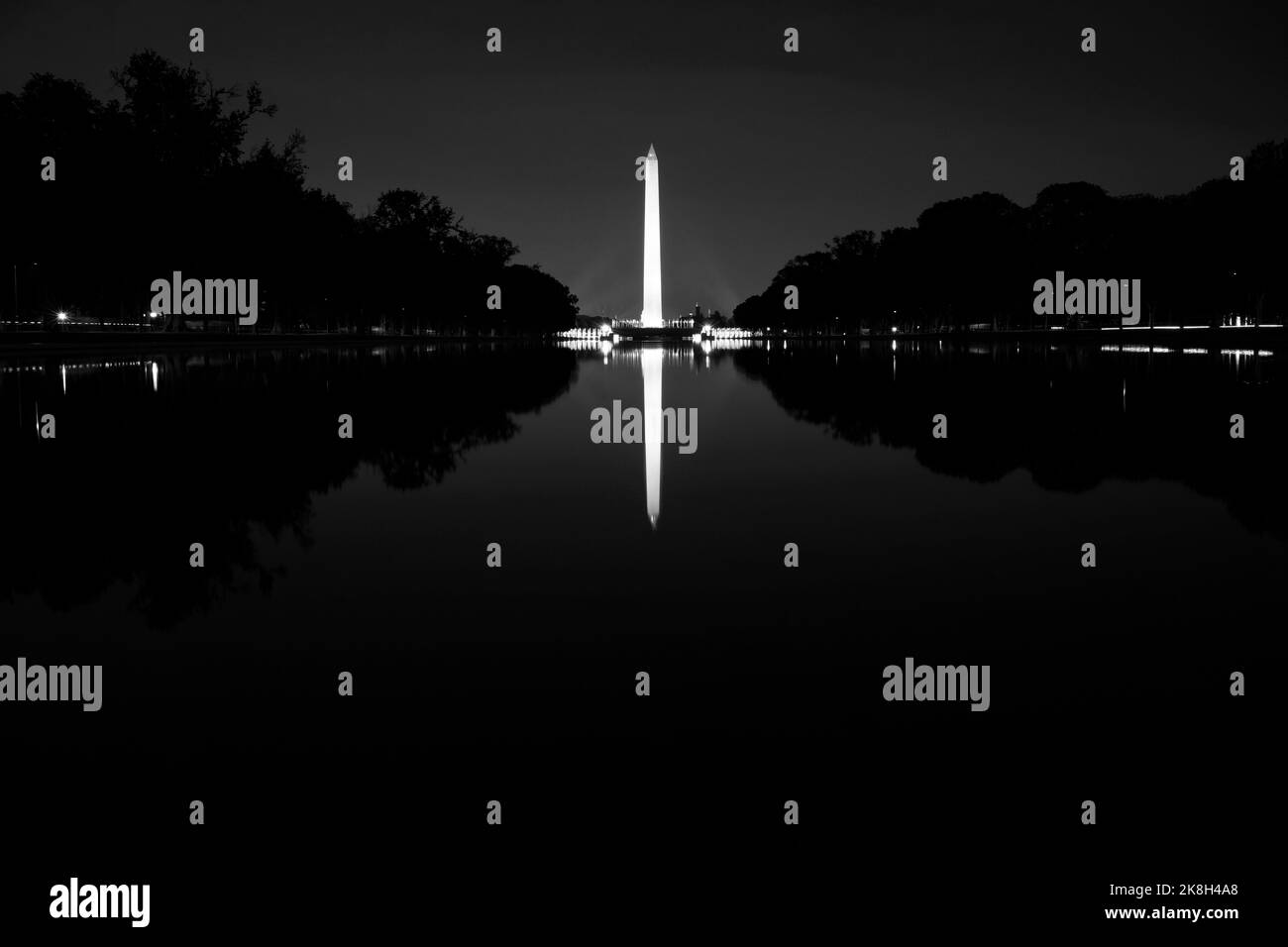The Washington Monument is an obelisk shaped building within the ...