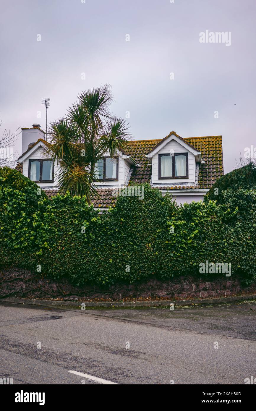 Beautiful house on the coast of Jersey Island in UK, Channel Islands ...
