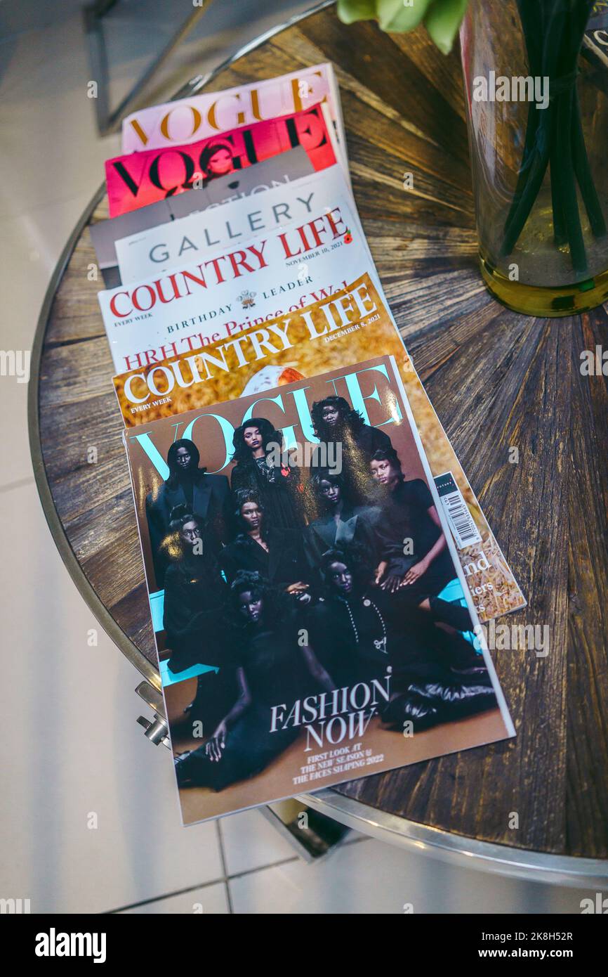 Jersey Island, Channel Island | UK - 2022.01.29: Country life magazines ...