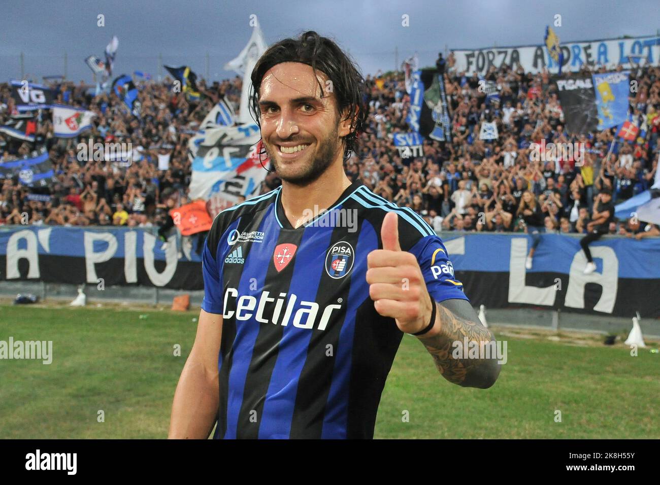 Arena Garibaldi, Pisa, Italy, October 23, 2022, Ernesto Torregrossa ...