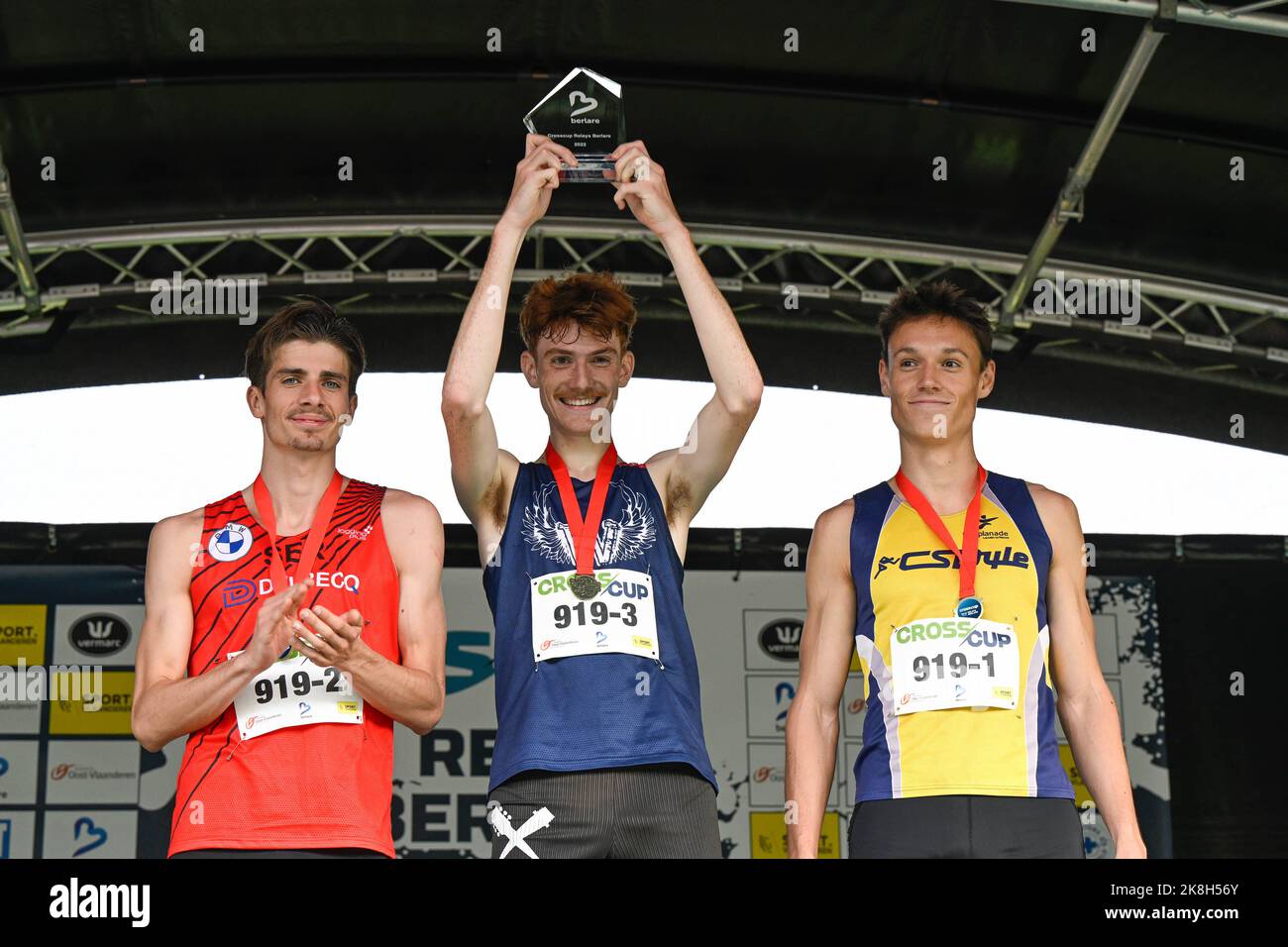 Antoine Senard, Ruben Querinjean and Maxime Delvoie celebrate on the ...