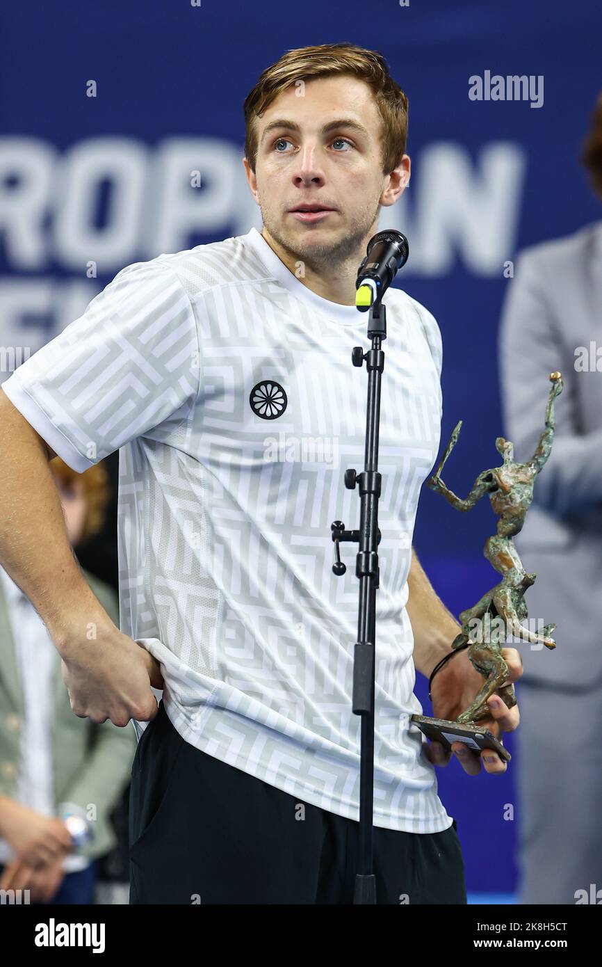 Dutch Tallon Griekspoor pictured after the men's doubles final match ...
