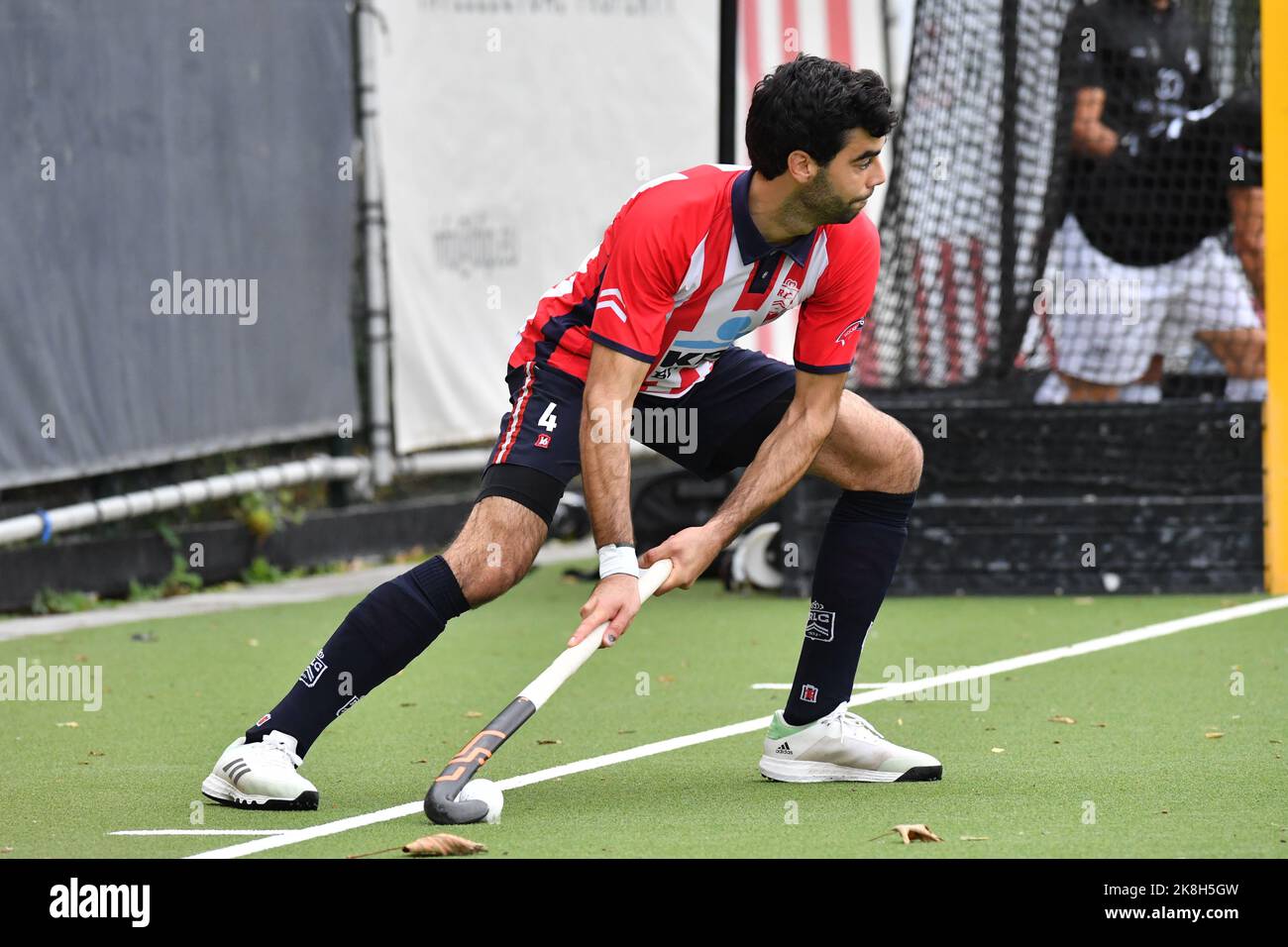 Leopold's Lewis Eaton pictured in action during a hockey game between ...
