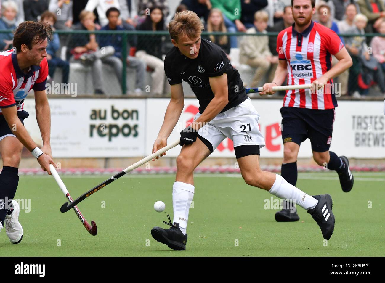 Racing's Diego Lucaccioni pictured in action during a hockey game ...