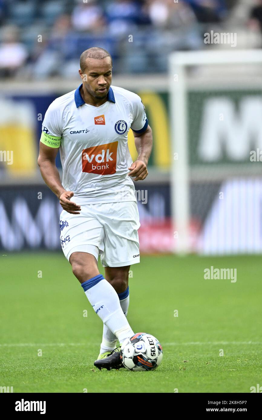 Gent's Vadis Odjidja-Ofoe pictured in action during a soccer match ...