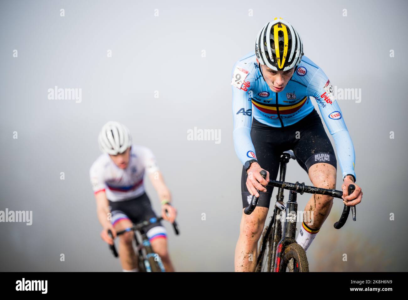 Belgian Viktor Vandenberghe pictured in action during the men's junior ...