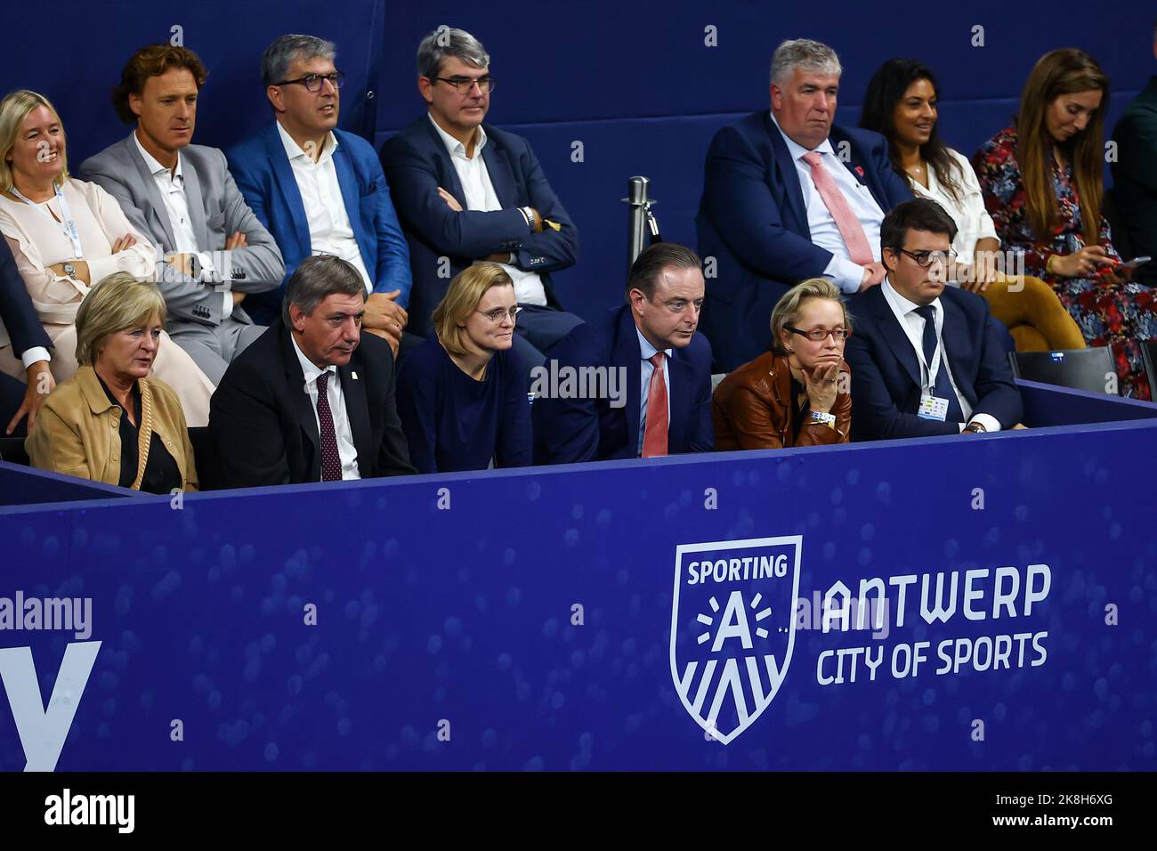 Flemish Minister President Jan Jambon and N-VA chairman Bart De Wever ...