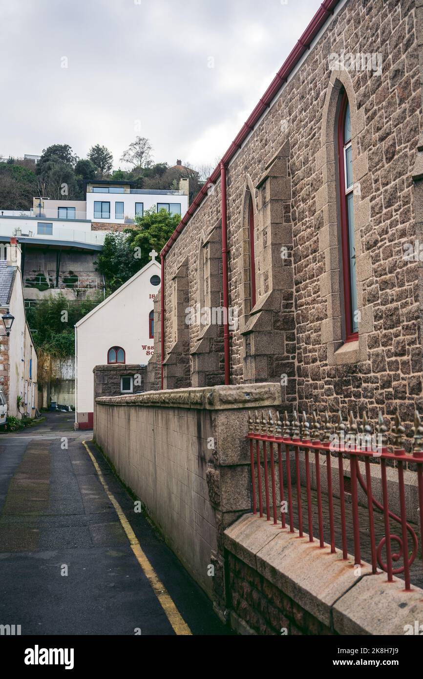 Jersey Island, Channel Island | UK - 2022.01.29: Beautiful old church ...