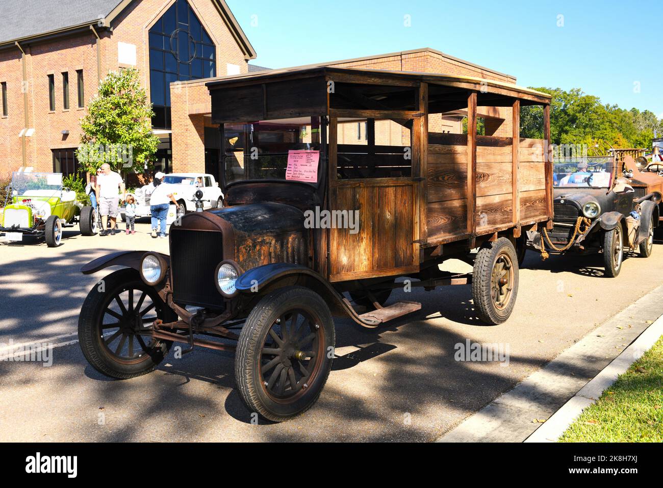 Old Ford school bus Stock Photo - Alamy