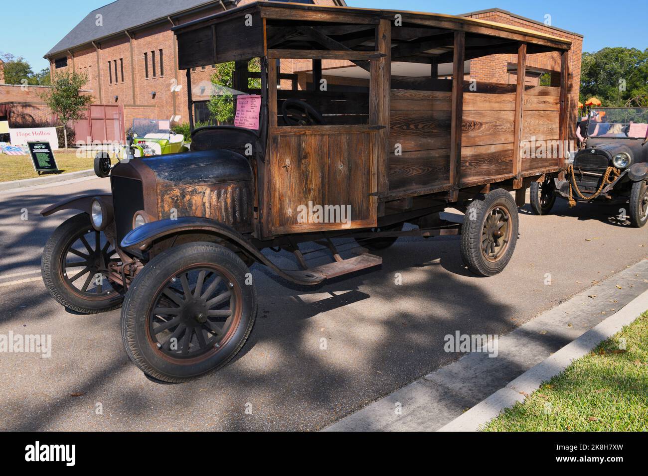 Old Ford school bus Stock Photo - Alamy