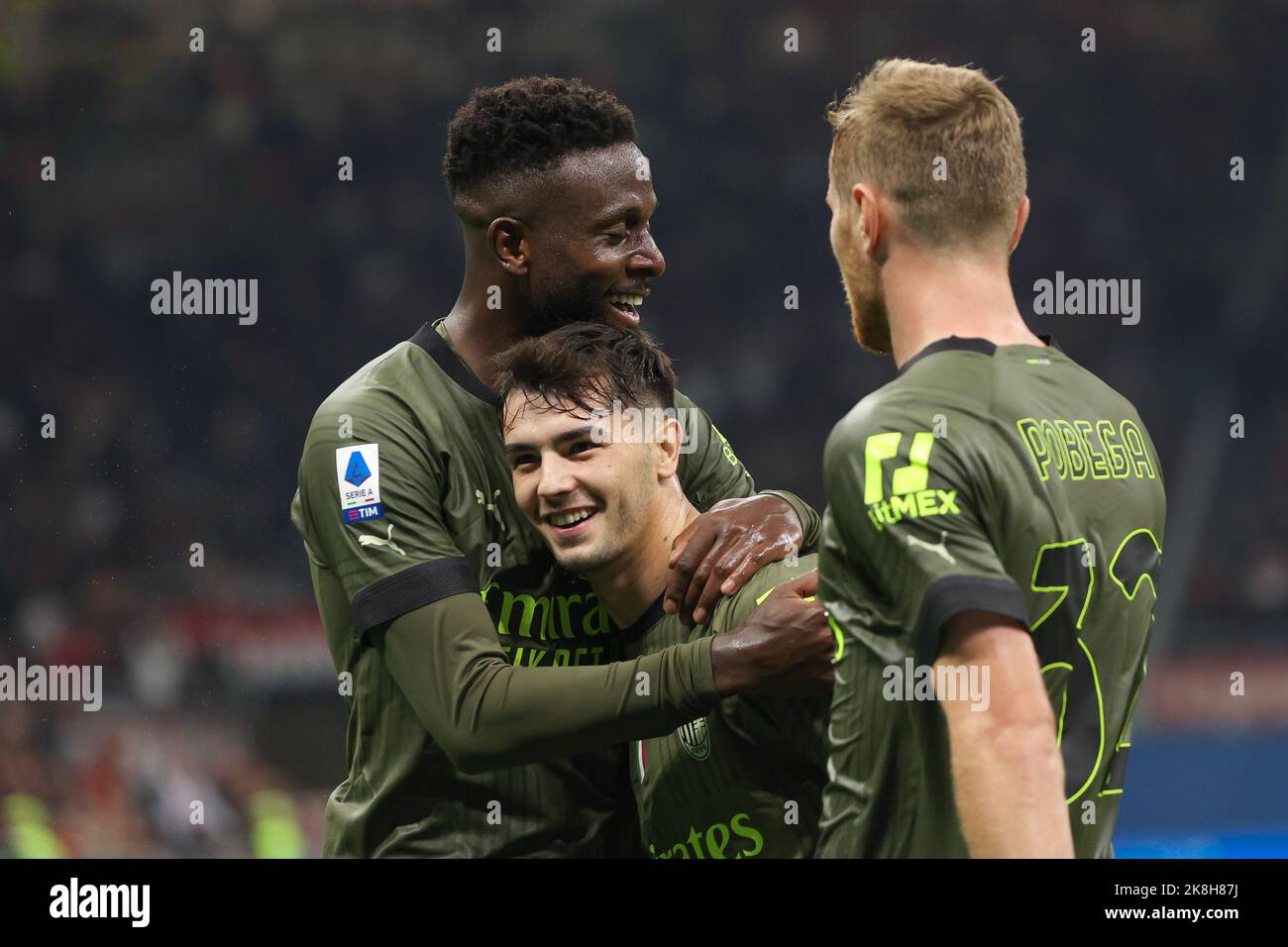 Milan, Italy. 22nd Oct, 2022. Italy, Milan, oct 22 2022: Brahim Diaz ...