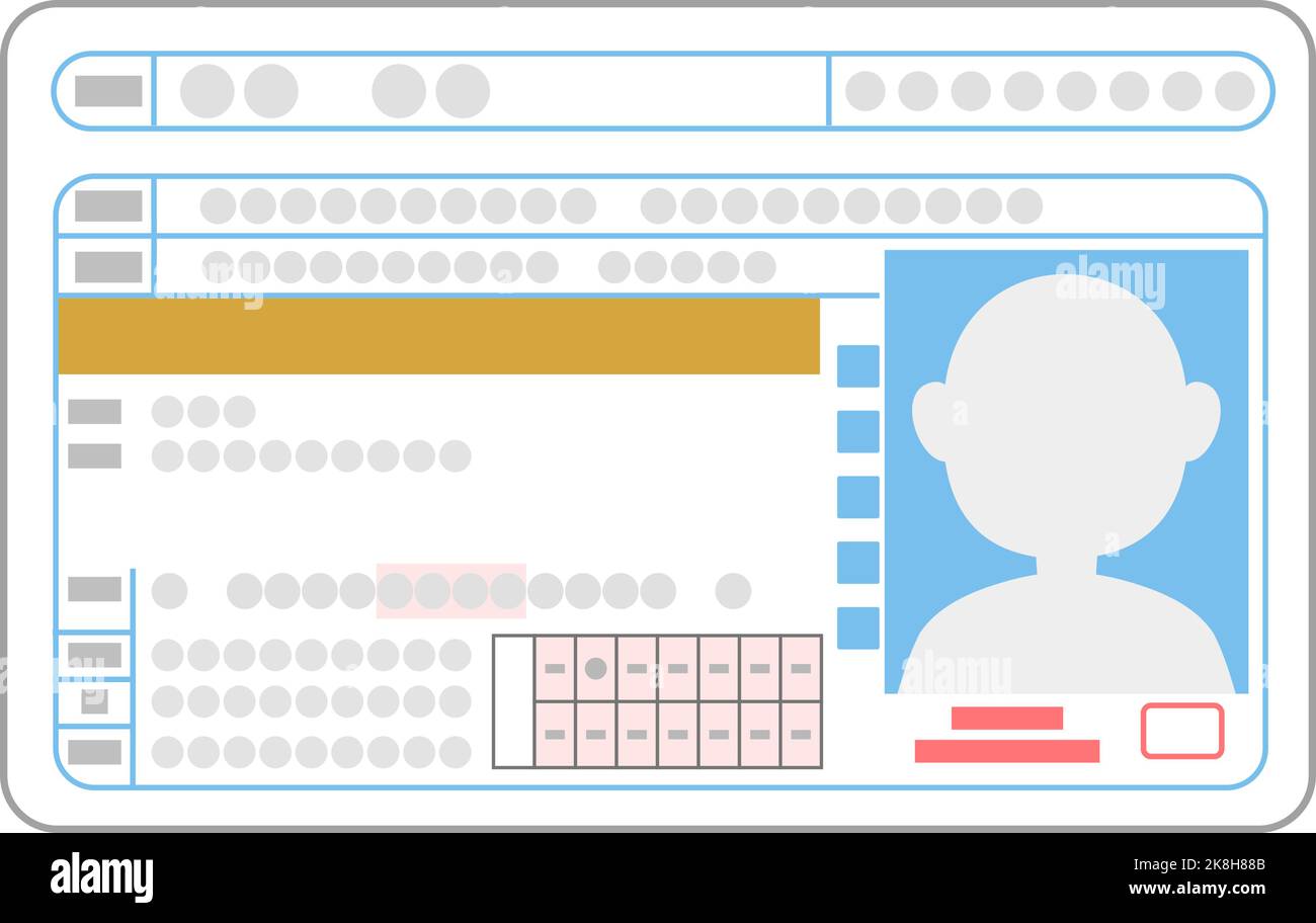 Car drivers license Cut Out Stock Images & Pictures - Alamy